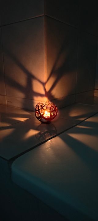 Porta candela stampato in 3D