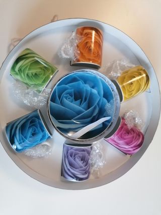 Set di tazzine da caffè colorate