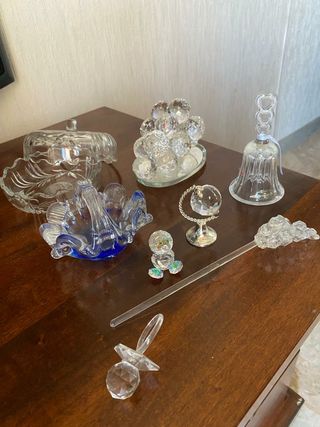 Oggetti decorativi di cristallo