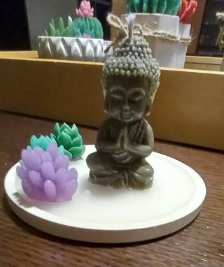 Candela decorativa profumate buda