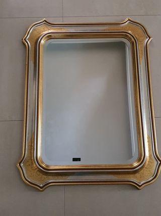 Specchio parete legno massello