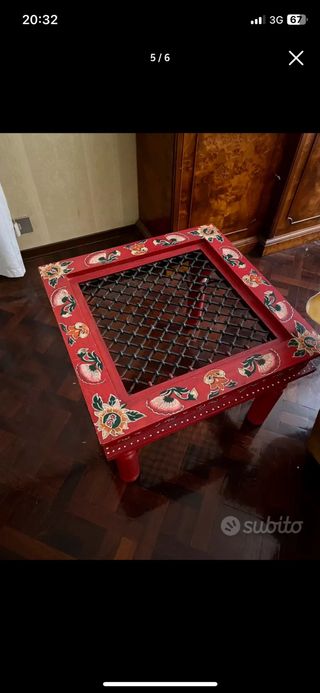 tavolino vintage etnico