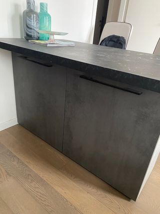 Set tavolo top in marmo e 4 sedie