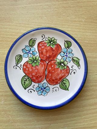 Piattino decorativo in ceramica