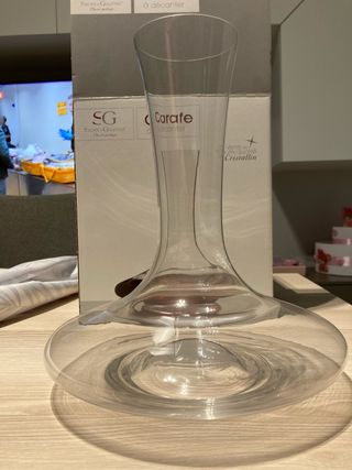 carafe à décanter