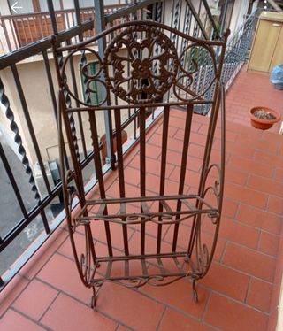 Porta riviste in ferro