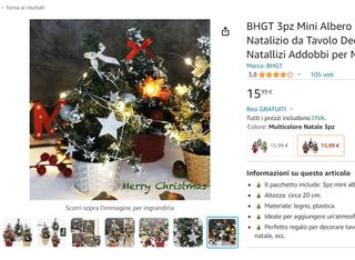 Adornos Navidad Regalo natale