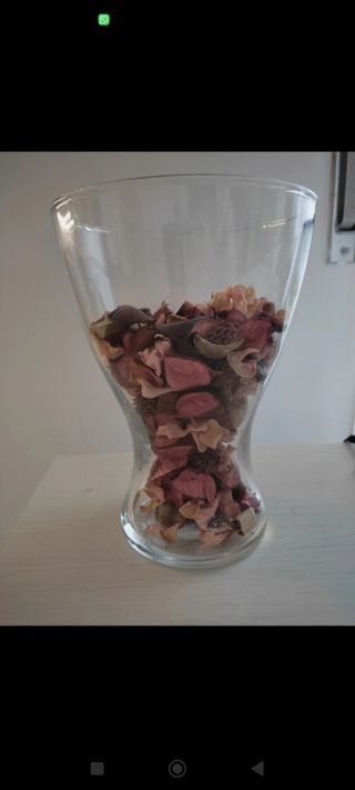 Vaso Ikea con Poutpourri