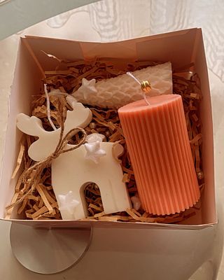 boxNatale Candele in cera di soia