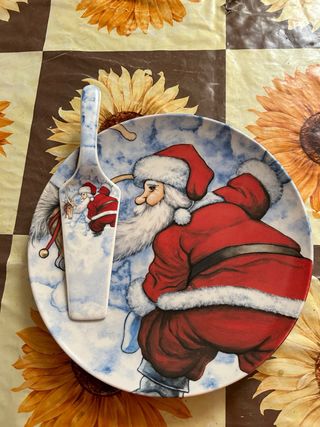 porta torte Natalizio