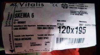 Materasso vitalis memory e rete con dogh