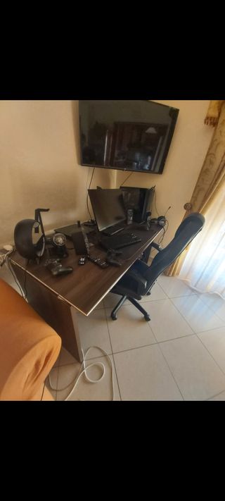 Scrivania olmo scuro