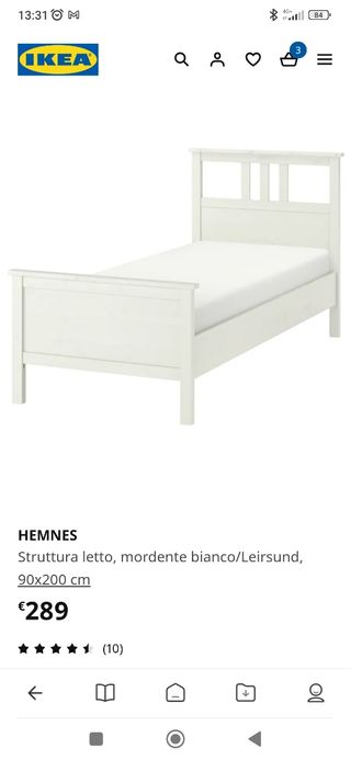 Letto Ikea Hemnes