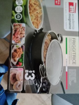 Friggitrice set 3 pezzi