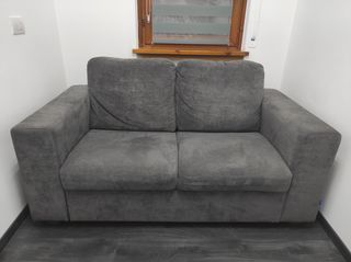 Divano 2 posti "made in Italy" antracite