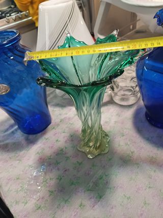 Vaso in vetro a fiore