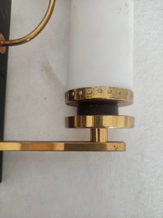 tre lampade da muro italiane anni '60 mid-century