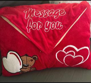 cuscino lettera con foto