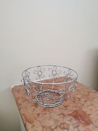 Centrotavola acciaio