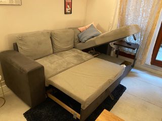 Divano letto angolare contenitore