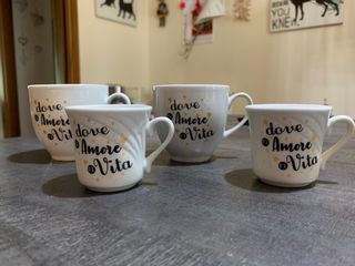 Set due mug e due tazzine