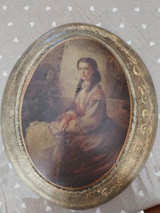 Quadro antico di dama nobile