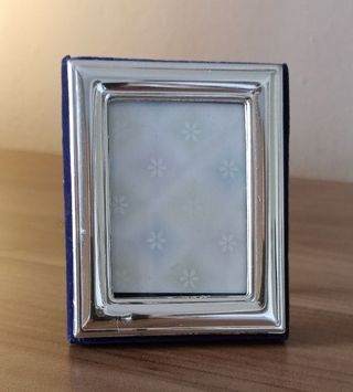 Valenti Piccola Cornice Portafoto Argento Foto 4x5