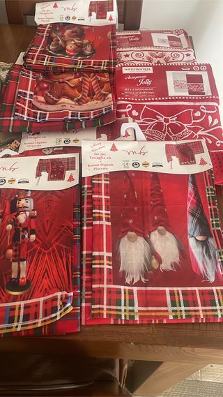 tovaglia natale da 6 piu runner