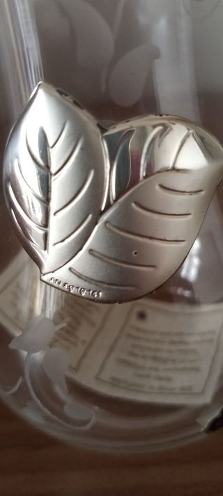 Caraffa Soprammobile in Cristallo ed Argento 925%