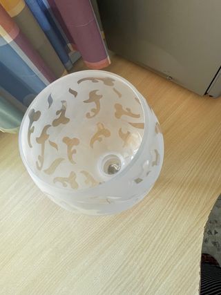 Calice in vetro decorato