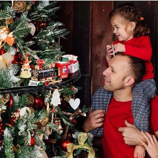 Trenino per albero di Natale