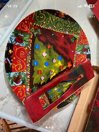 Piatto Natale in porcellana