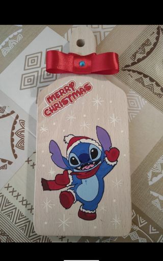 Tagliere natalizio Stitch