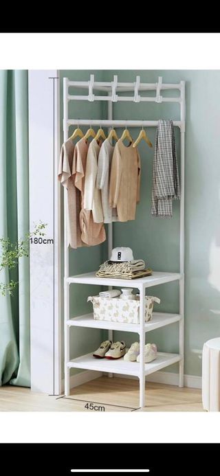 😍🩷appendiabiti scarpiera angolare in acciaio🩷😍