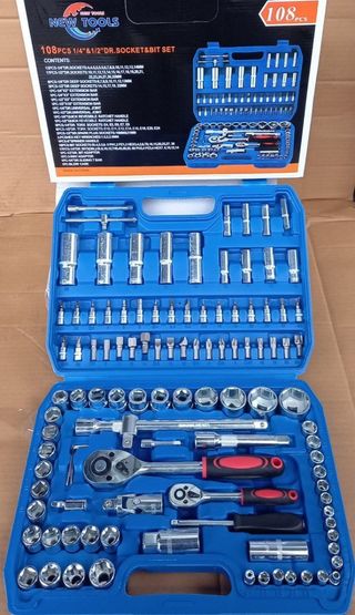 VALIGIA SET CHIAVI A BUSSOLA 108 PEZZI VANADIUM CO