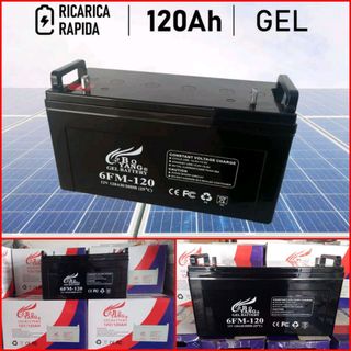 BATTERIA 120AH  12V AGM GEL FOTOVOLTAICO ENERGIA S