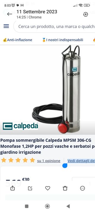 Pompa sommersa