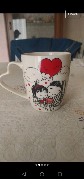 Tazza per la colazione.