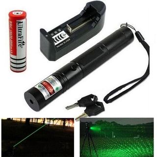 PUNTATORE LASER VERDE PROFESSIONALE CHIAVE SICUREZ