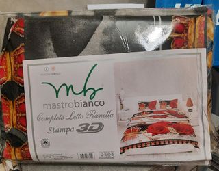 Completo lenzuola matrimoniale FLANELLA