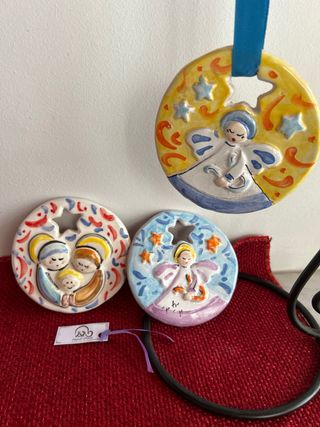 decorazioni di Natale in ceramica