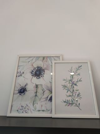 Quadri con stampa floreale