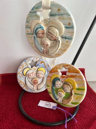 decorazioni di Natale in ceramica