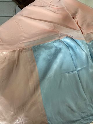 copriletto di raso vintage per letto singolo