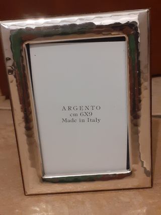 Porta  foto cornice in argento 6x9