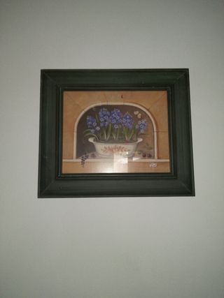 2 quadri cornice in legno