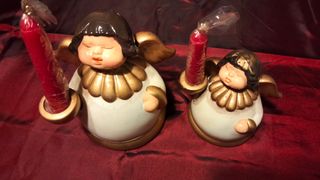 Porta candela natalizio