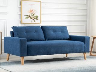 NUOVO divano blu per salotto soggiorno ufficio