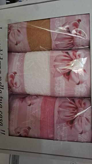 Asciugamani tre più tre