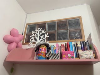 cameretta a ponte con mensole e settimino